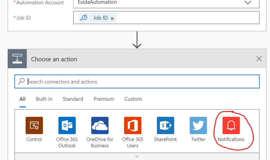 Start your Azure Automation PowerShell Runbook with a Microsoft Flow Button – Daniel Chronlund ...