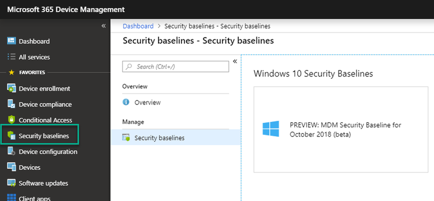 They are here! The Intune MDM Security Baselines – Daniel Chronlund ...