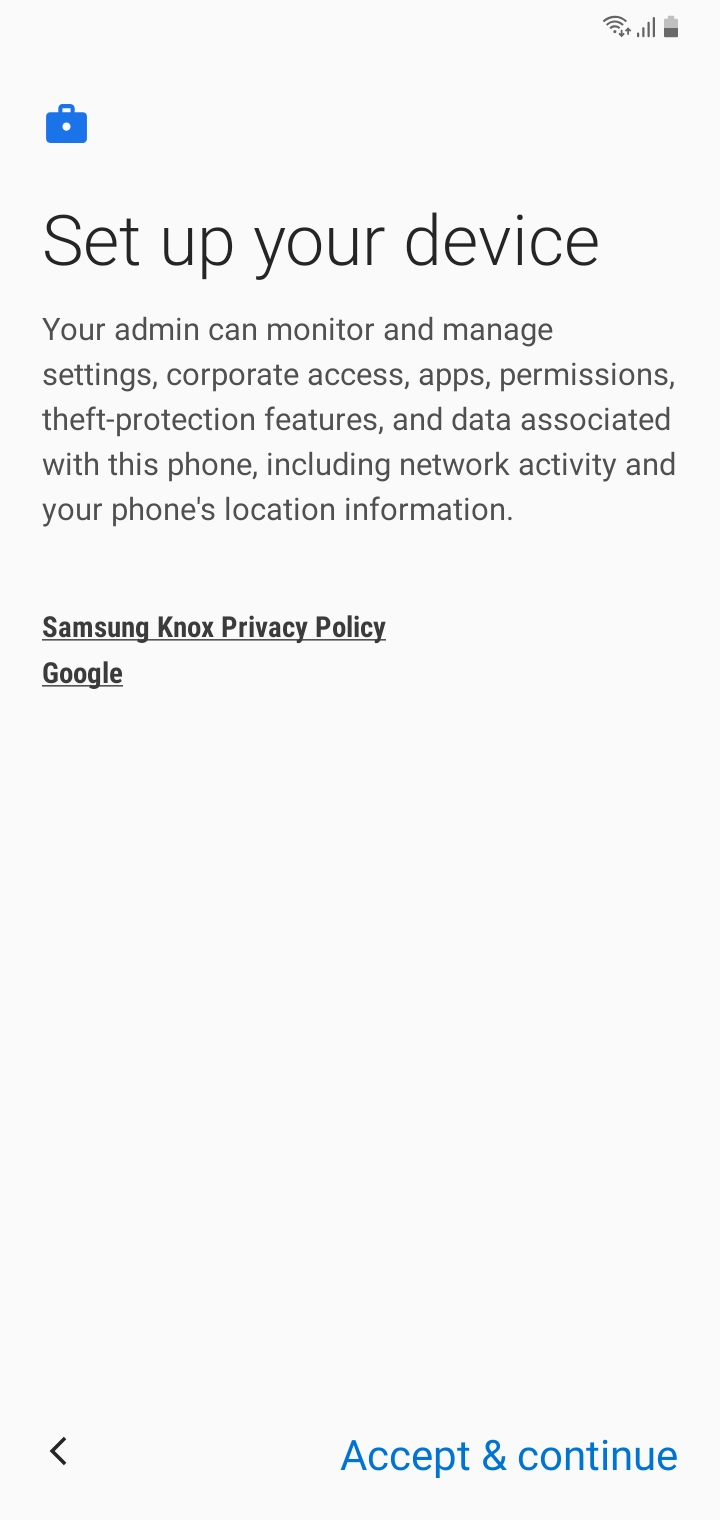 MEM Enrollment Slideshow – Corporate Fully Managed Android Device via ...