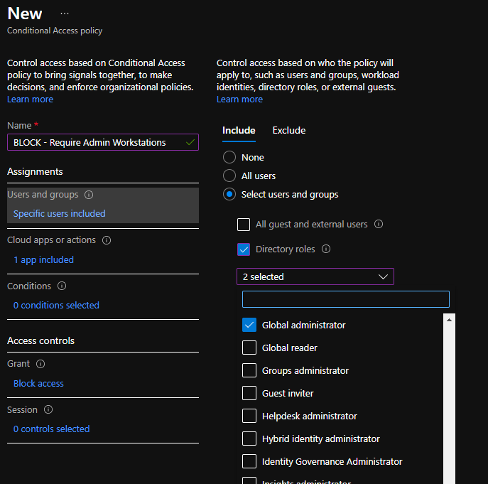 Require Privileged Workstation for Admin Access with Conditional Access ...