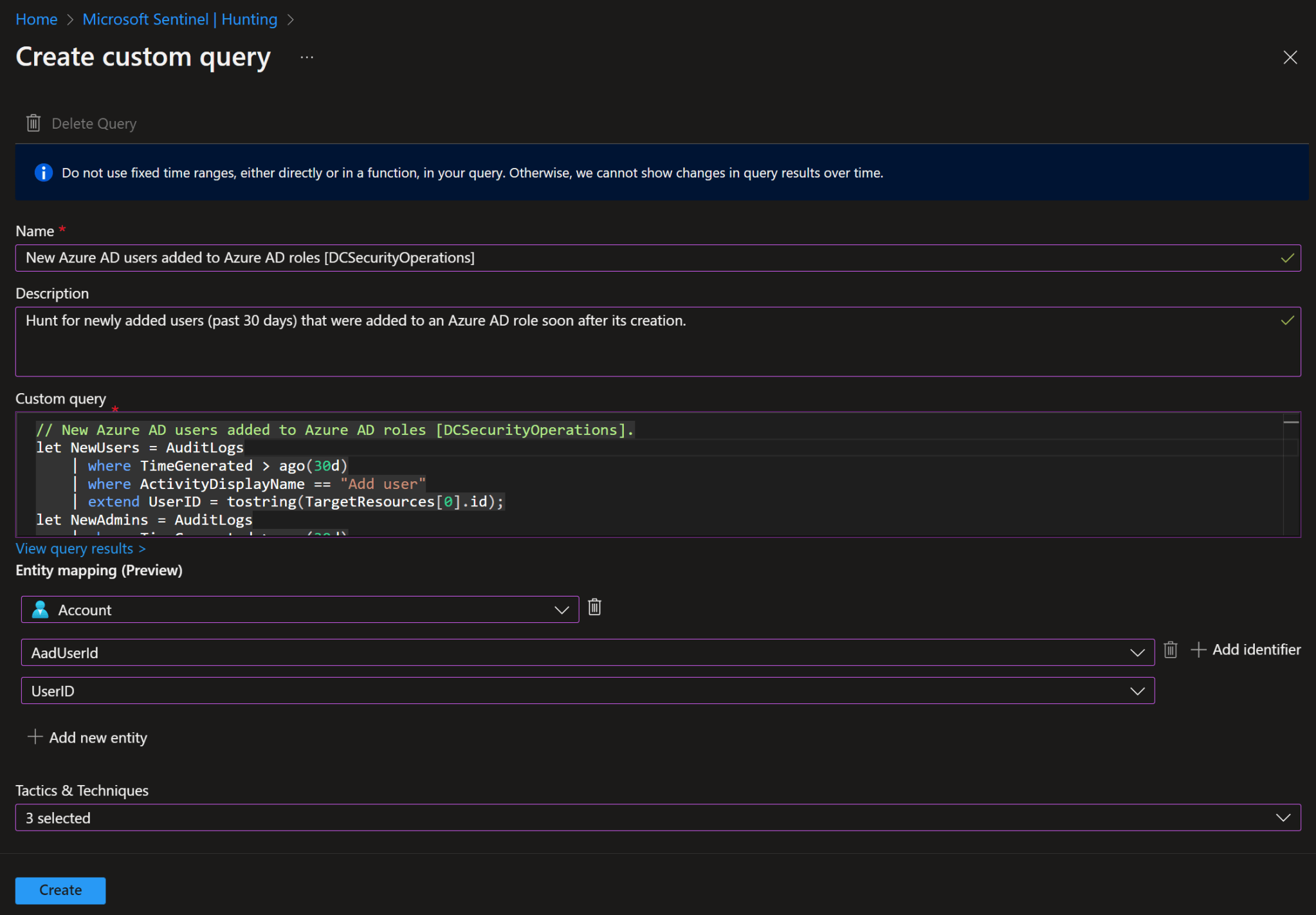 Sentinel Hunting Query Pack – DCSecurityOperations – Daniel Chronlund Cloud Security Blog